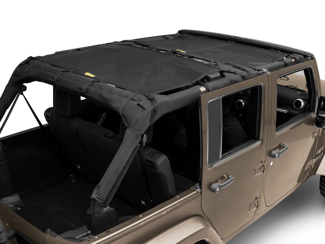 Dirty Dog 4x4 Jeep Wrangler Front and Rear Seat Sun Screen J143579 (07 ...