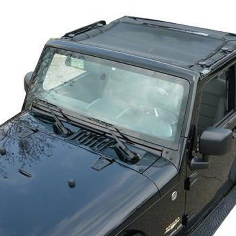 Dirty Dog 4x4 Jeep Wrangler Front Seat Sun Screen J143578 (07-18 Jeep ...