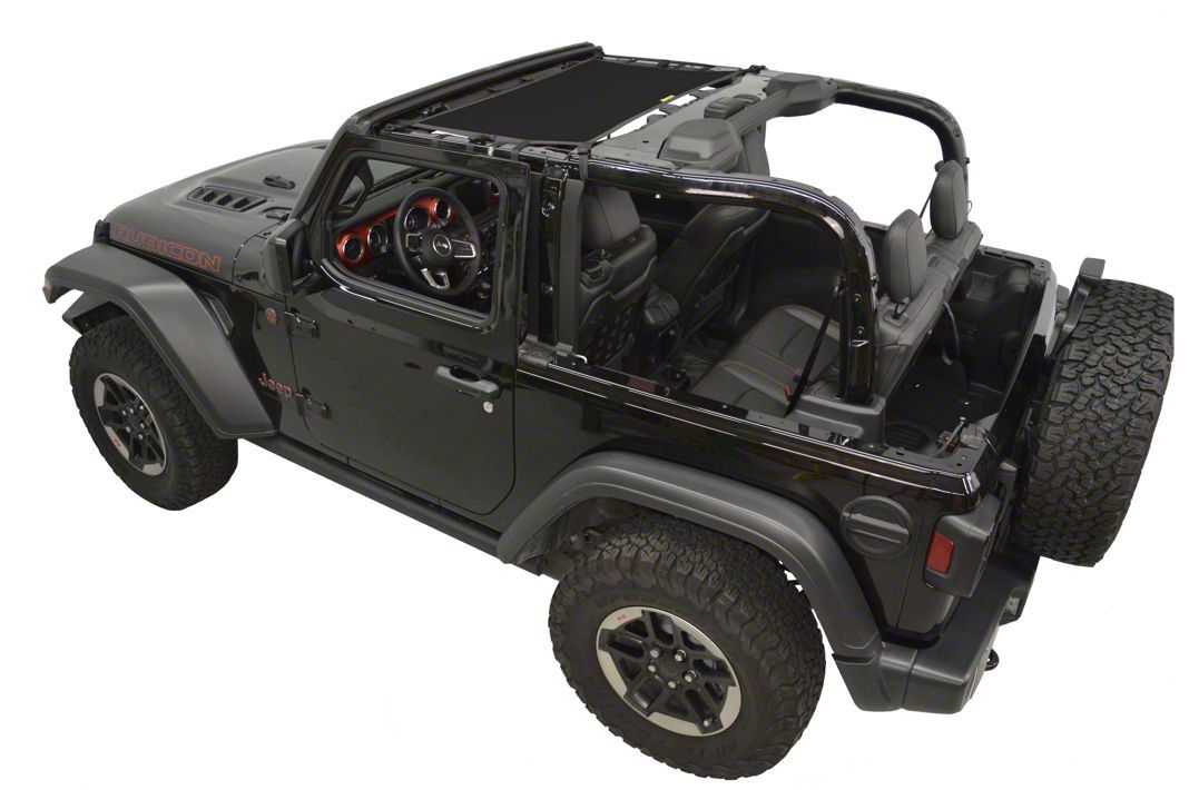 Dirty Dog 4x4 Jeep Wrangler Front Seat Sun Screen J143589-JL (18-26 ...