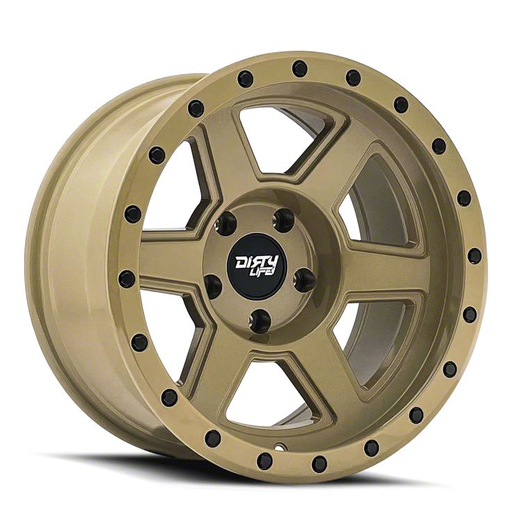 Dirty Life Toyota 4-Runner Compound Desert Sand 6-Lug Wheel; 17x9 ...