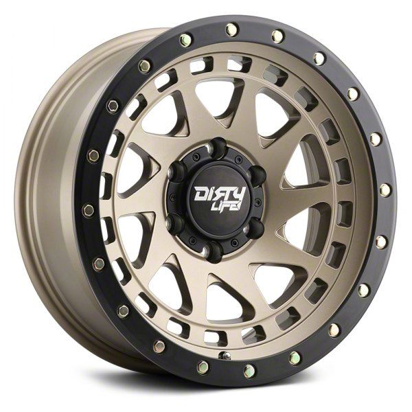 Dirty Life Toyota 4-Runner Enigma Pro Satin Gold 6-Lug Wheel; 17x9 ...