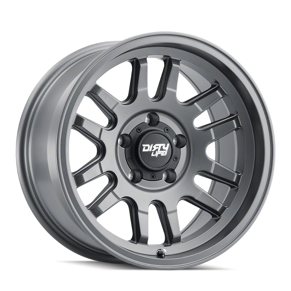 Dirty Life Jeep Gladiator Canyon Satin Graphite Wheel; 17x9; -38mm ...