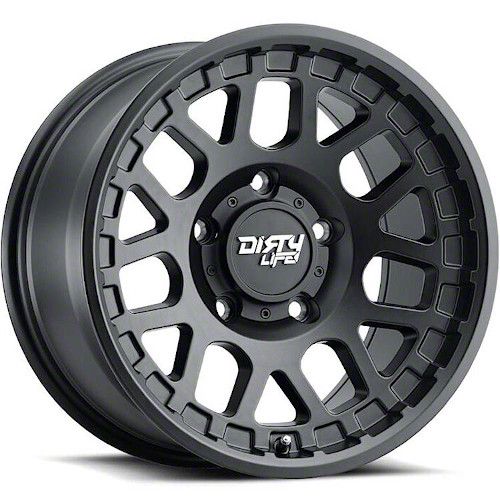 Dirty Life Tundra Mesa Matte Black 6-Lug Wheel; 17x9; 0mm Offset 9306 ...