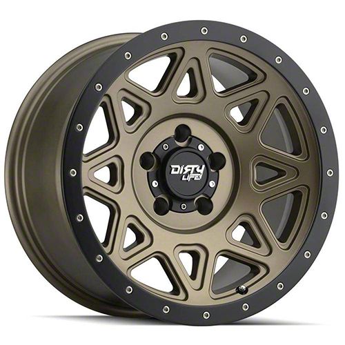 Dirty Life Tundra Theory Matte Black 6-Lug Wheel; 17x9; -12mm Offset ...