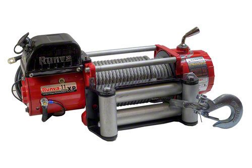 DK2 Jeep Cherokee 11,000 lb. Runva Series Winch with Steel Cable 11XP ...