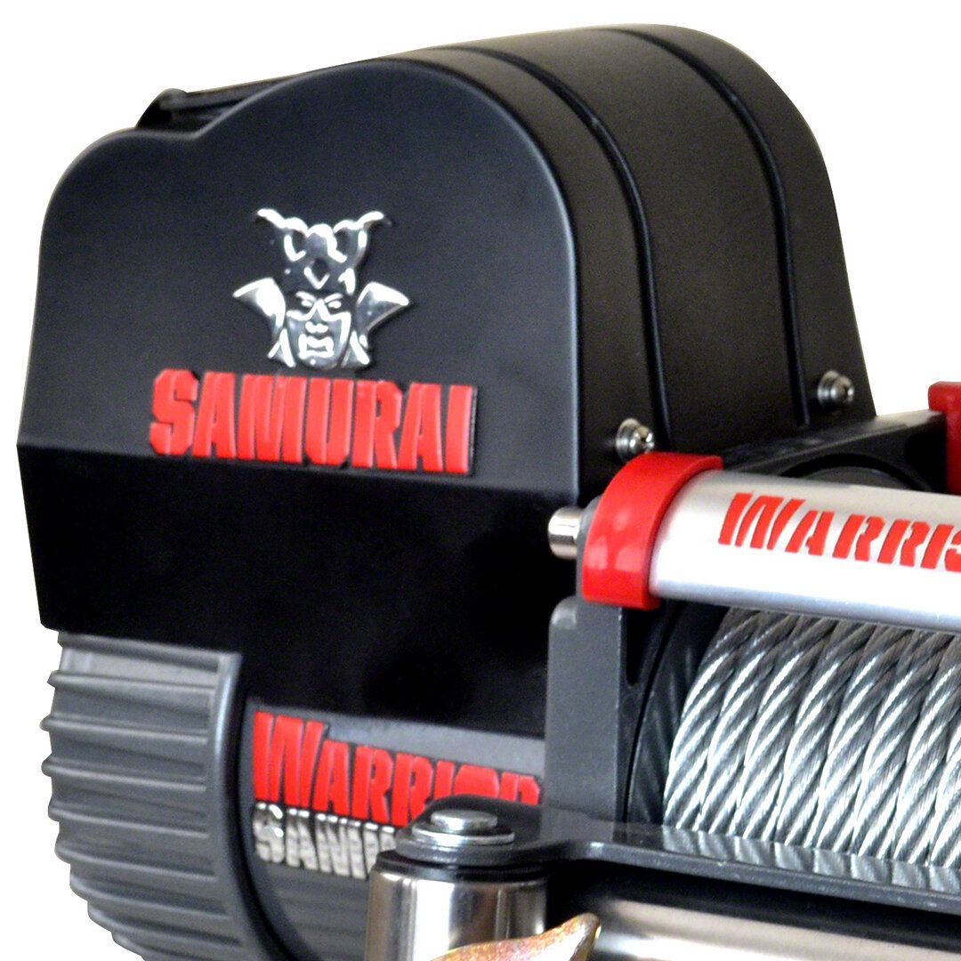 DK2 Jeep Cherokee 9,500 lb. Samurai Series Short Drum Winch with Steel ...