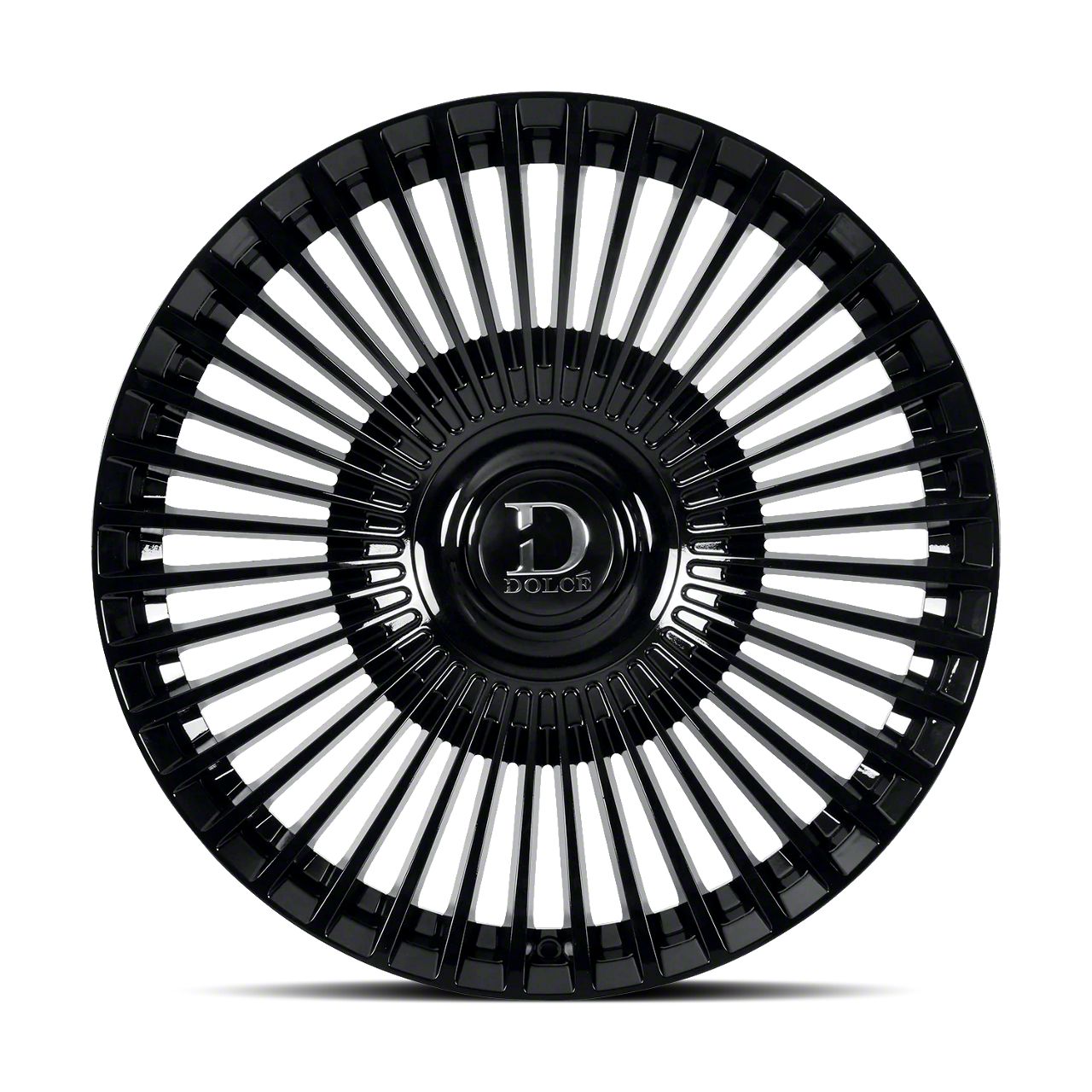 Dolce Luxury Tundra Trento Glossy Black 6-Lug Wheel; 24x10; 35mm Offset ...
