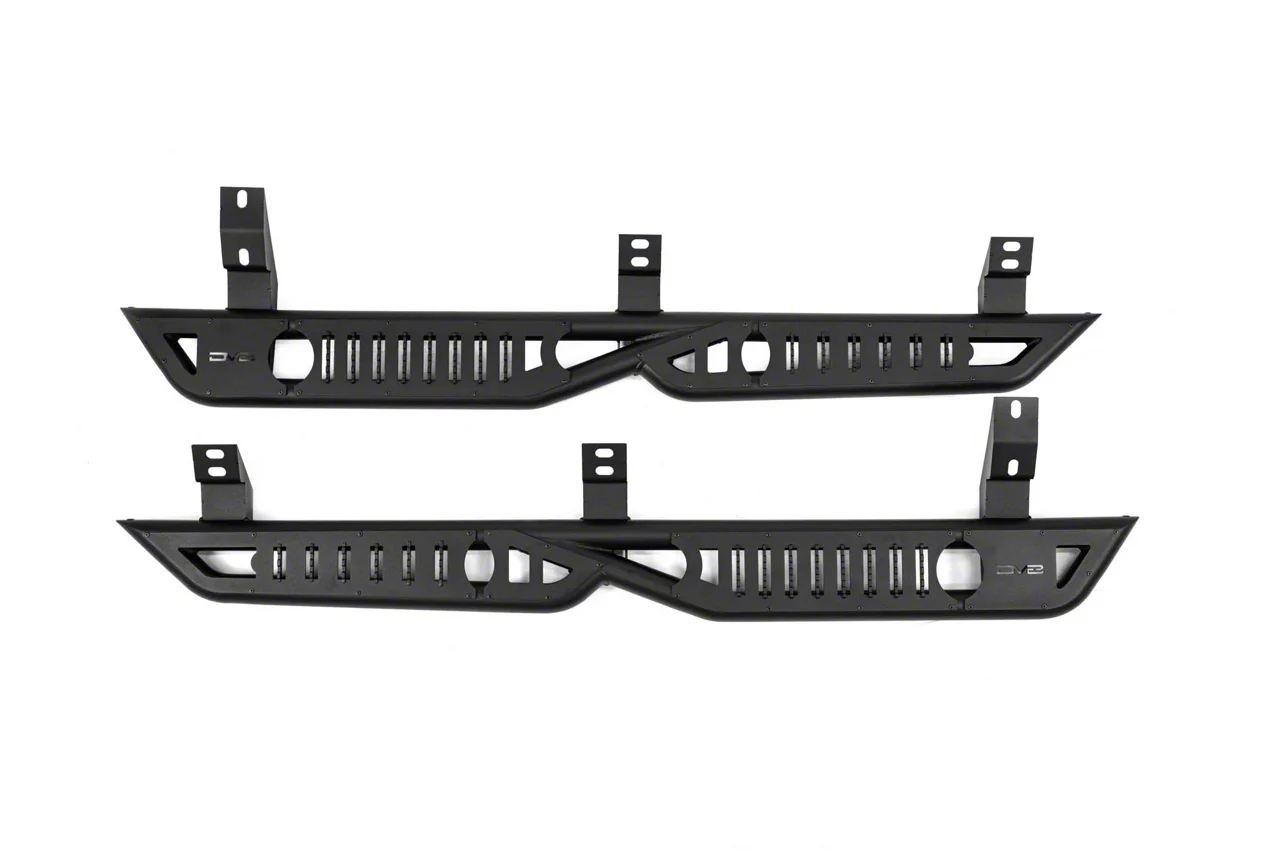 DV8 Offroad Toyota 4-Runner OE Plus Series Side Step Bars; Textured ...