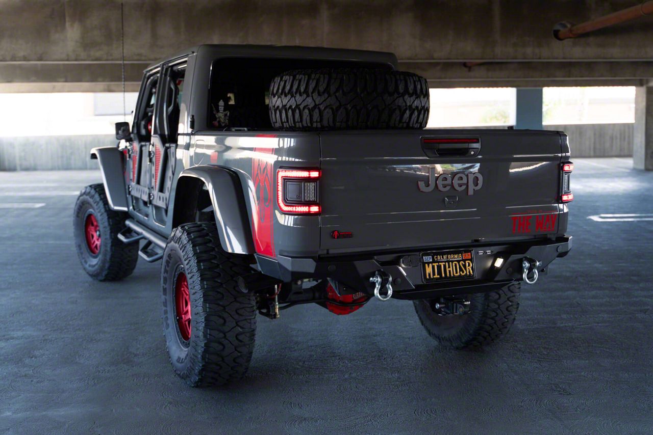 DV8 Offroad Jeep Gladiator FS-15 Series Rear Bumper RBGL-11 (20-26 Jeep ...