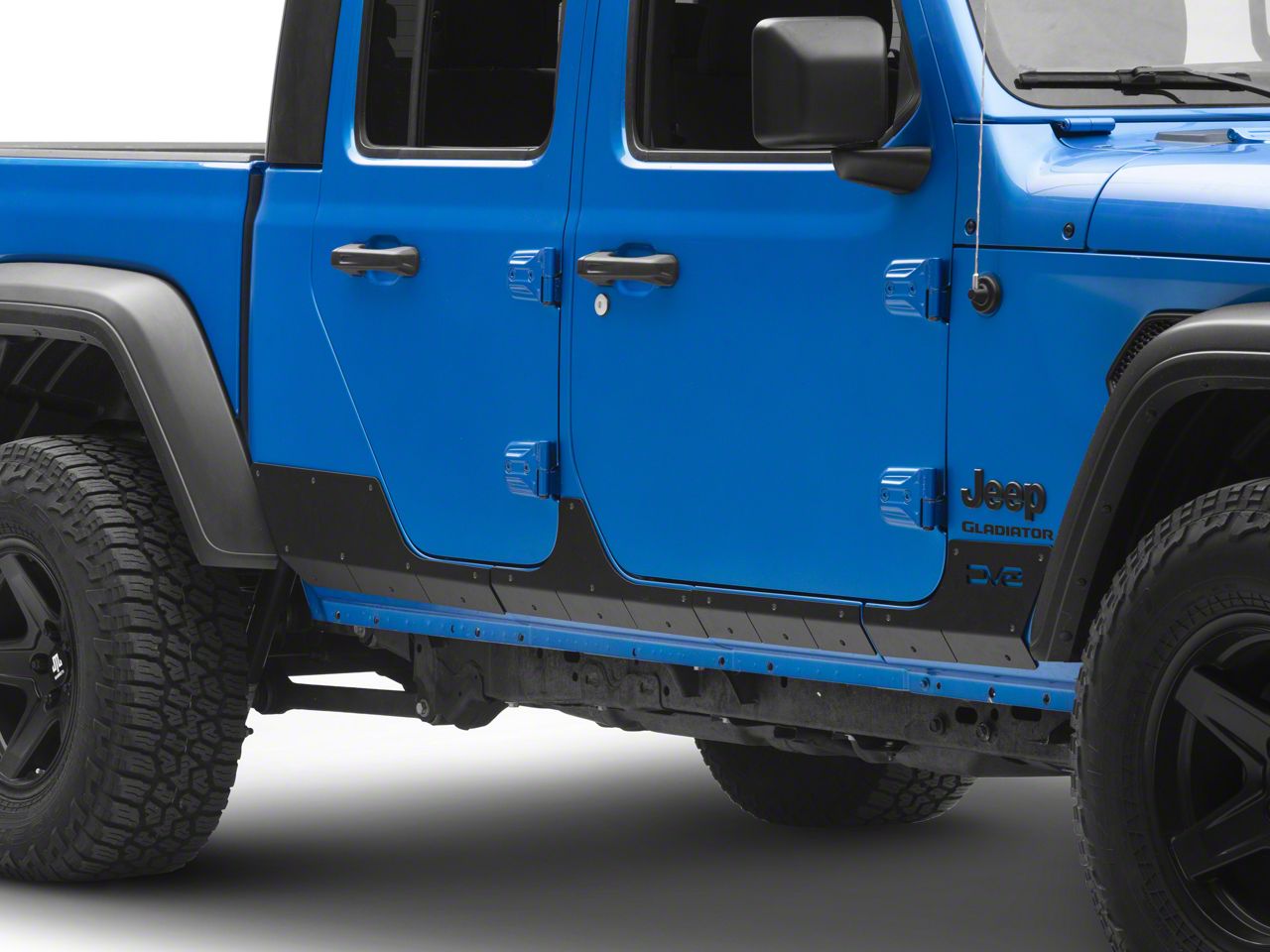DV8 Offroad Jeep Gladiator Rock Skins Rocker Armor SRGL-09 (20-26 Jeep ...