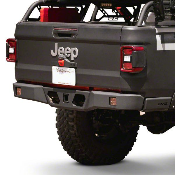 DV8 Offroad Jeep Gladiator Ultra-Slim High Clearance Rear Bumper RBGL ...