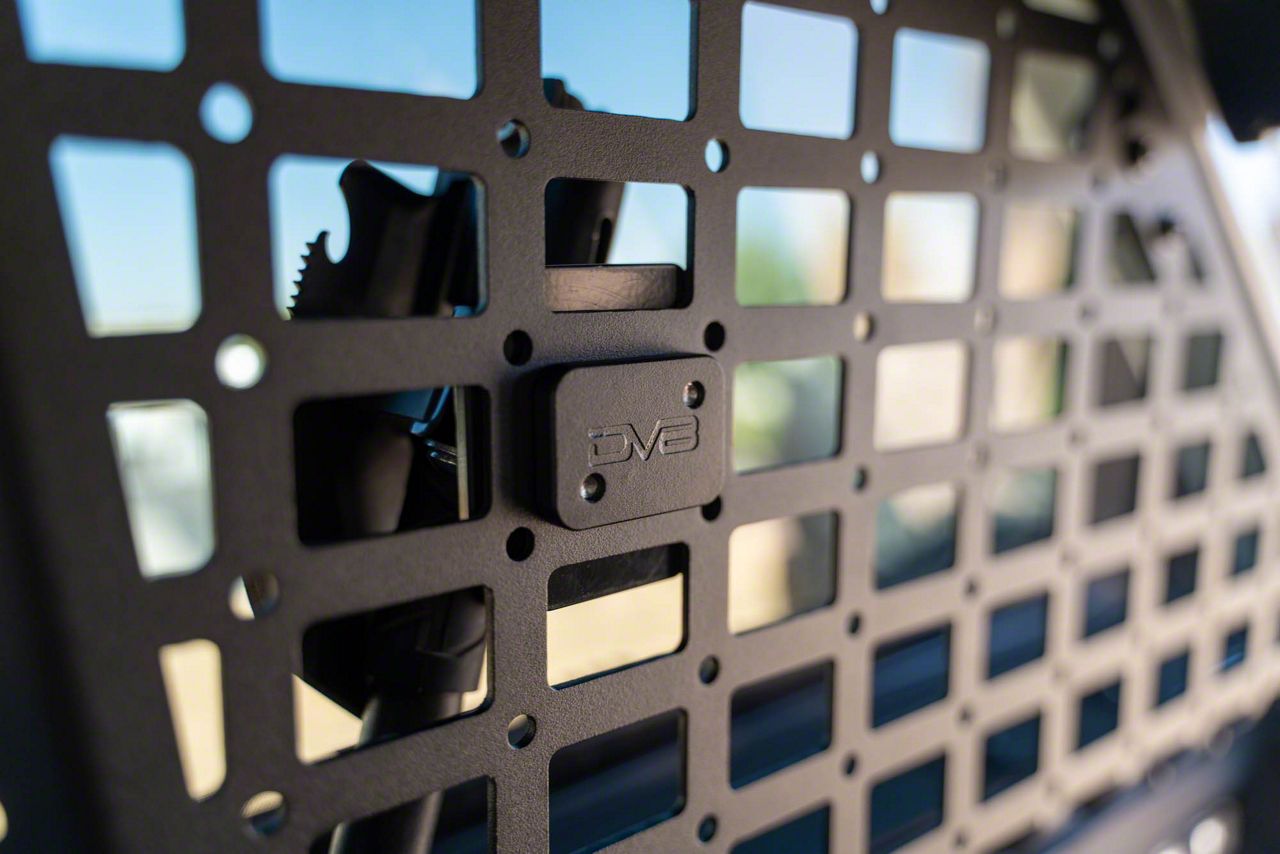DV8 Offroad Jeep Wrangler Quick Release Molle Panel Tool Mounts; Red ...