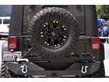 DV8 Offroad Jeep Wrangler RS-1 Rear Bumper with Urethane Bushing Tire ...