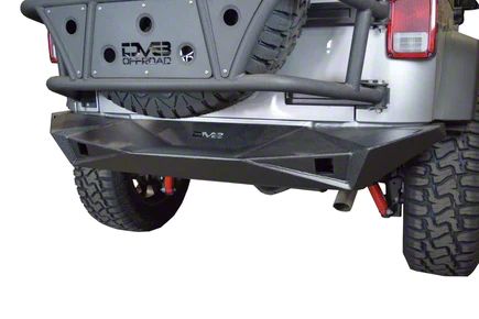 DV8 Offroad Jeep Wrangler RS-14 Full Width Rear Bumper RBSTTB-14 (07-18 ...