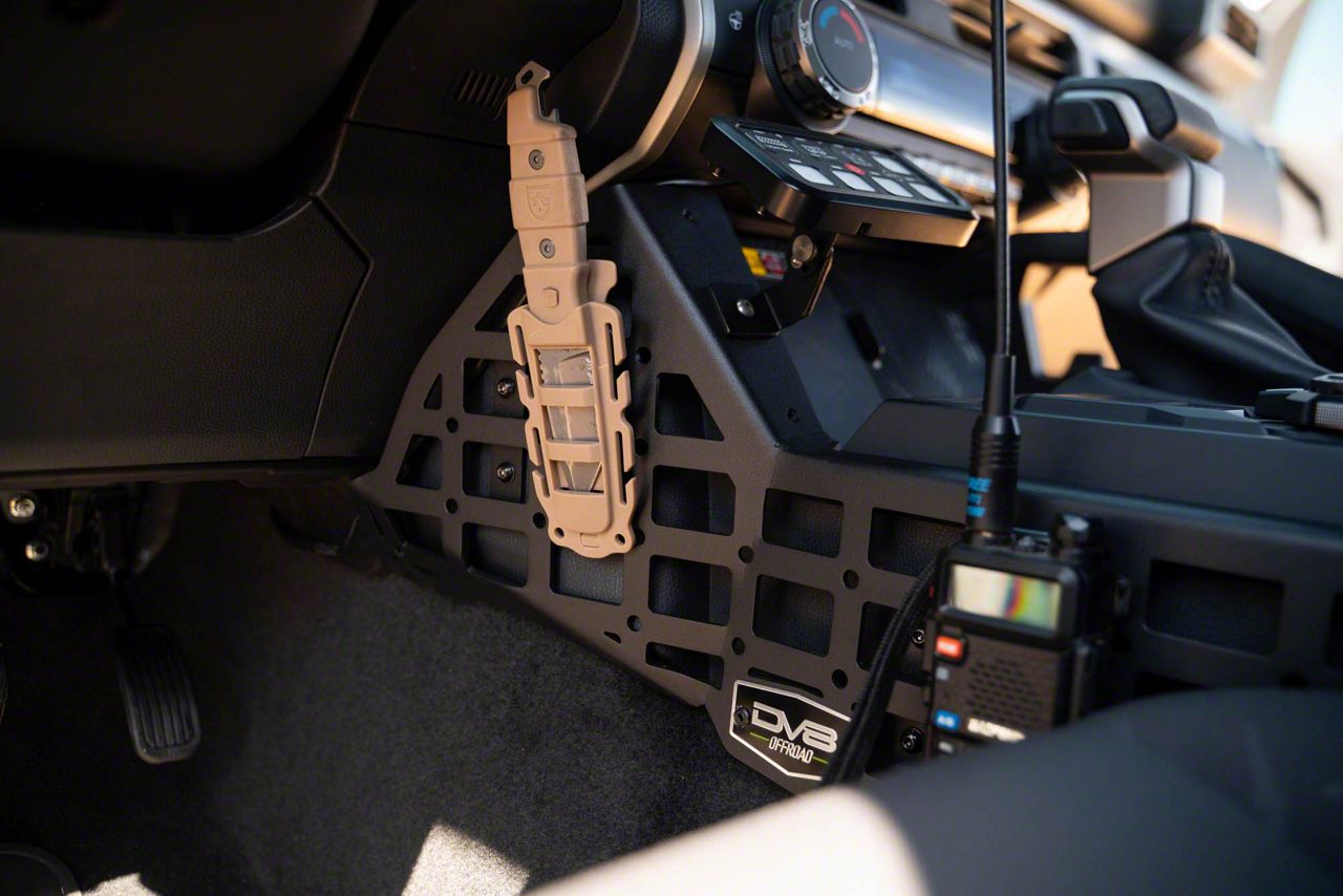 DV8 Offroad Tacoma Center Console MOLLE Panels and Digital Device Mount ...