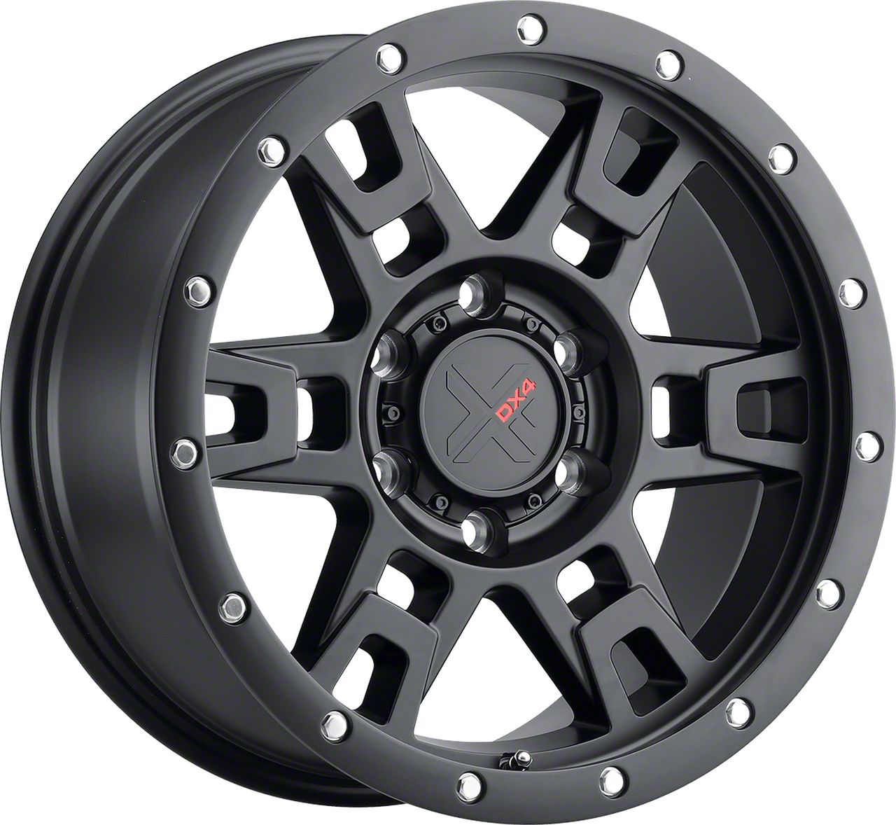 DX4 Wheels Toyota 4-Runner TERRAIN Flat Black 6-Lug Wheel; 18x9; -12mm ...