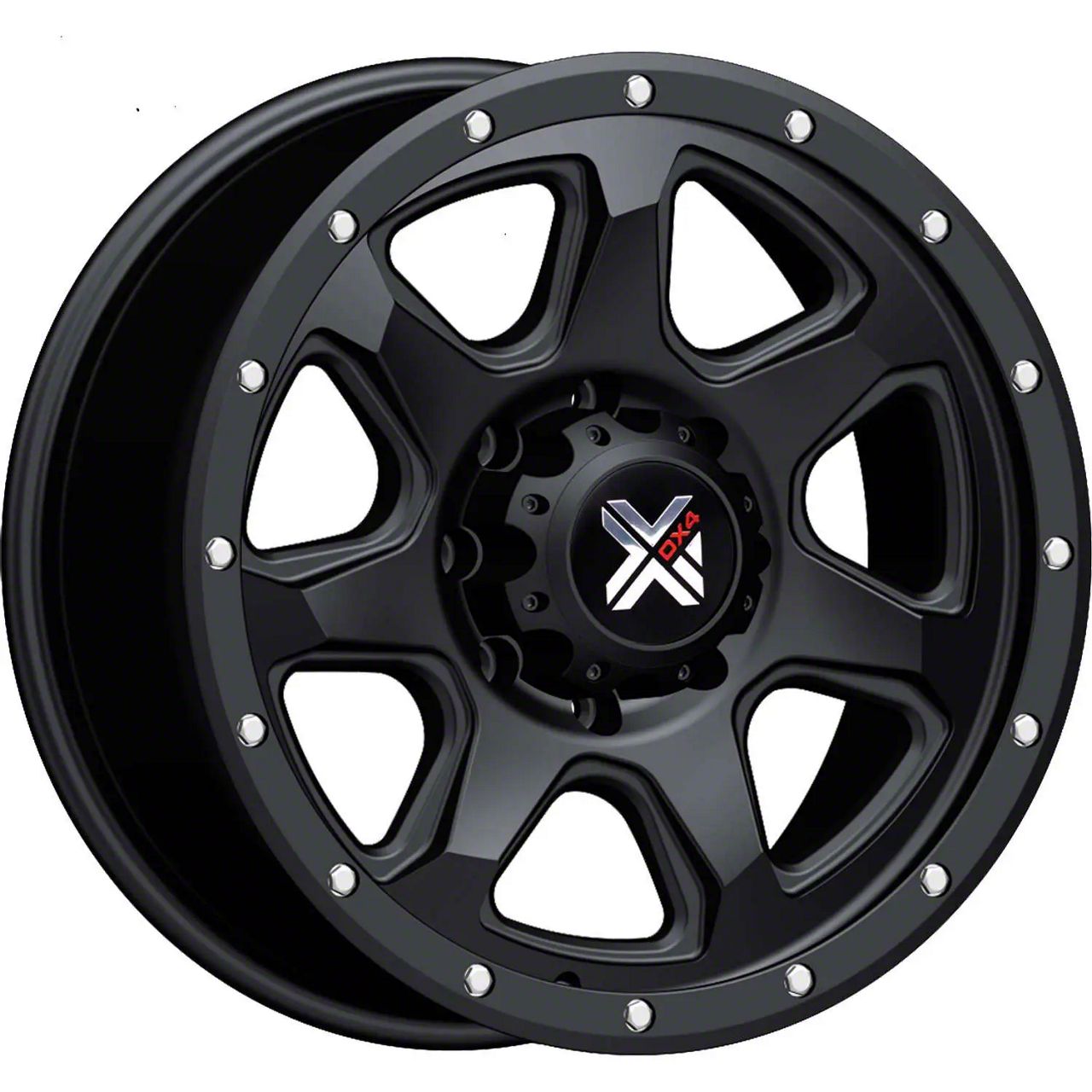 DX4 Wheels Tundra STORM Flat Black 5-Lug Wheel; 20x9; 10mm Offset ...