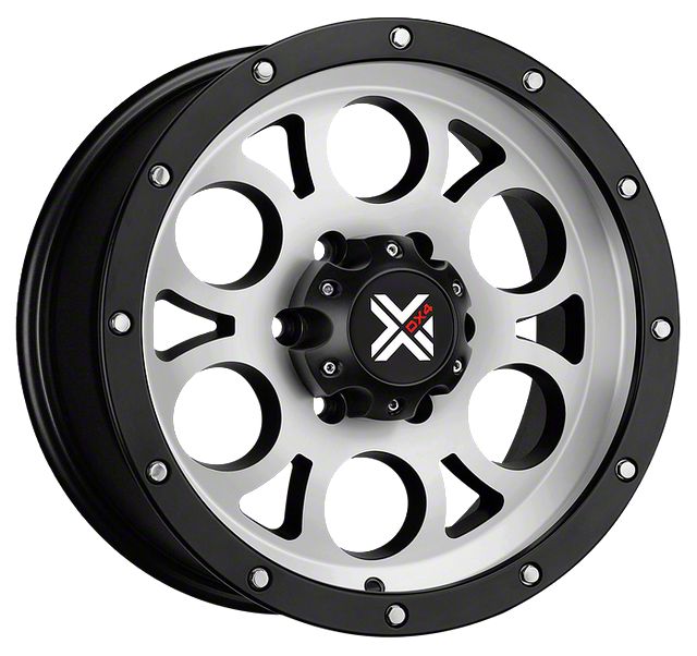 DX4 Wheels Toyota 4-Runner TUFF Flat Black Machined 6-Lug Wheel; 16x8.5 ...