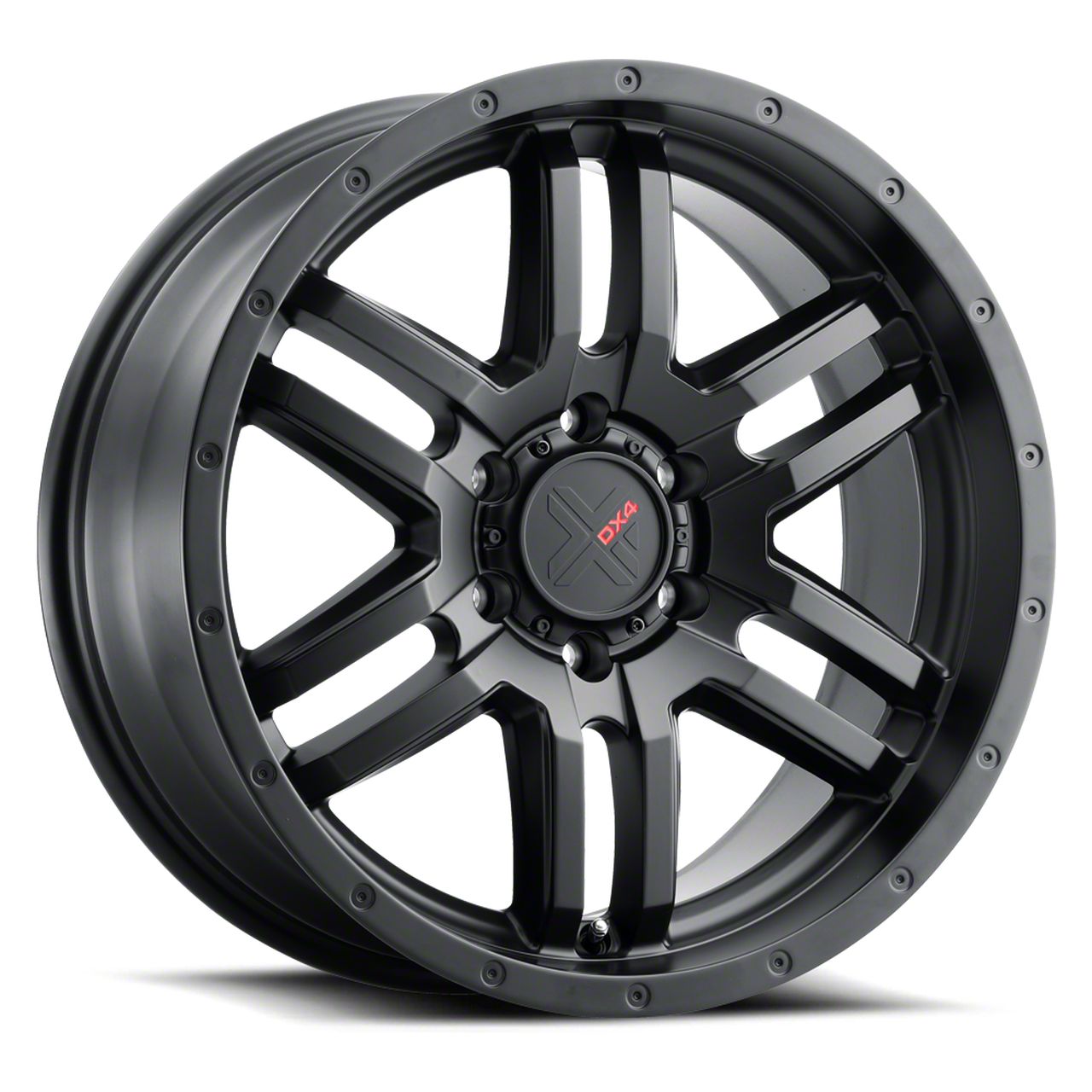 DX4 Wheels Toyota 4-Runner DYNO Flat Black 6-Lug Wheel; 18x8; 35mm ...