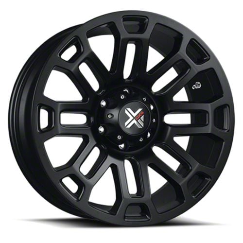 DX4 Wheels Jeep Wrangler BOOST Flat Black Wheel; 20x9; -10mm Offset ...