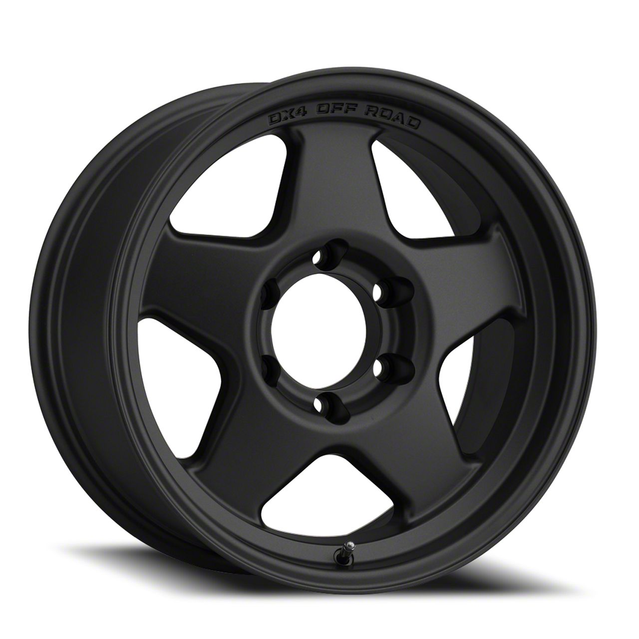 DX4 Wheels Jeep Wrangler Rover Flat Black Wheel; 17x8.5; 0mm Offset ...