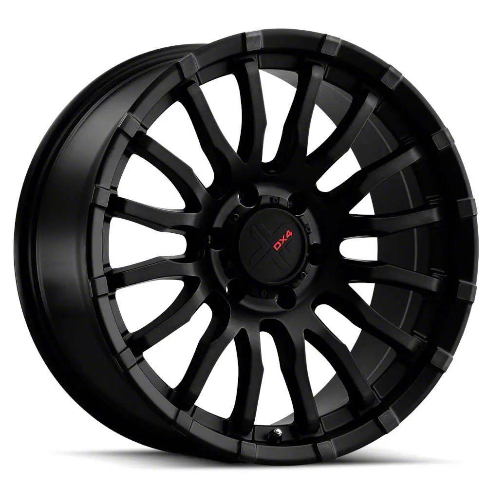 DX4 Wheels Titan XD OCTANE Flat Black 6-Lug Wheel; 20x9; 10mm Offset ...
