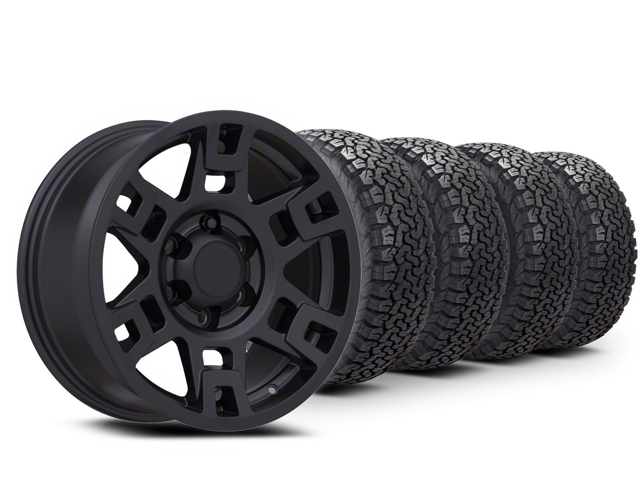 Tacoma 17x8 TRD Style Wheel & 33in BF Goodrich All-Terrain T/A KO Tire ...