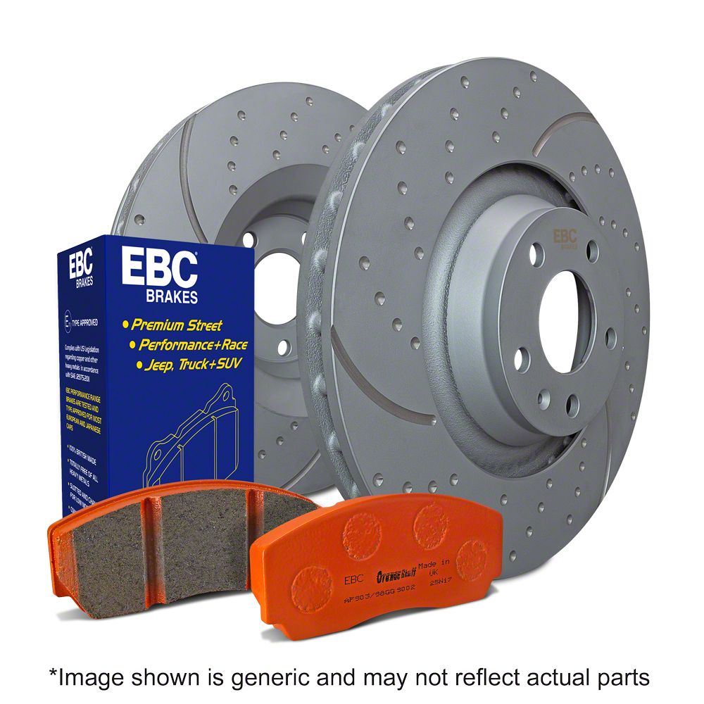 EBC Brakes Toyota 4-Runner Stage 8 Orangestuff 6-Lug Brake Rotor and ...