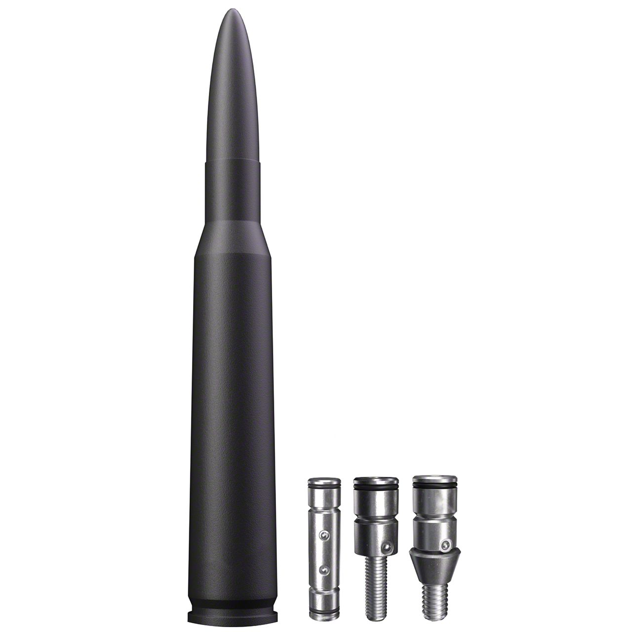 Bronco Easylock Bullet Antenna; Matte Black (21-25 Bronco) - Free Shipping