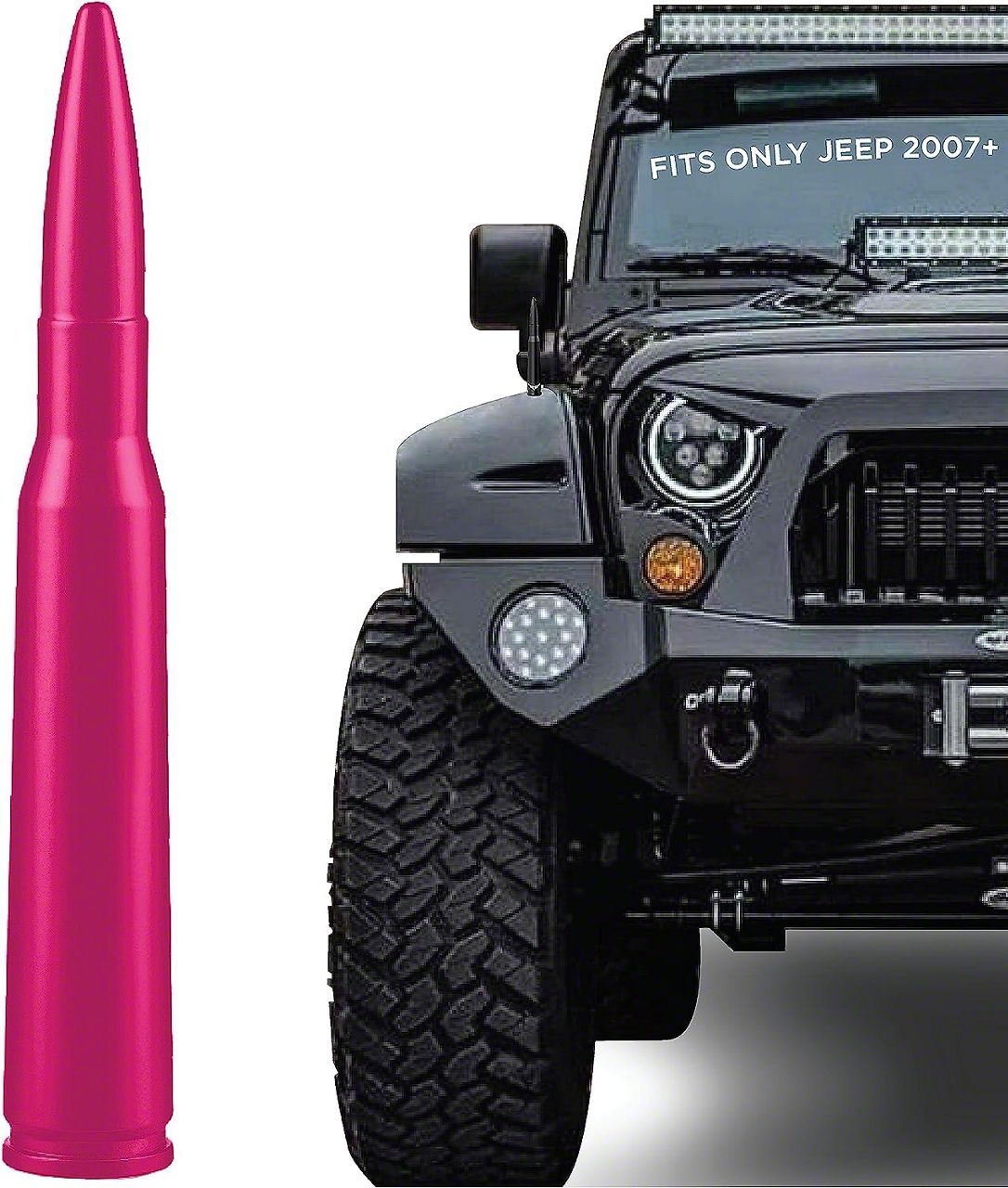 Jeep Wrangler Bullet Antenna Support Fire Fighters 07 23 Jeep Wrangler JK JL Free Shipping