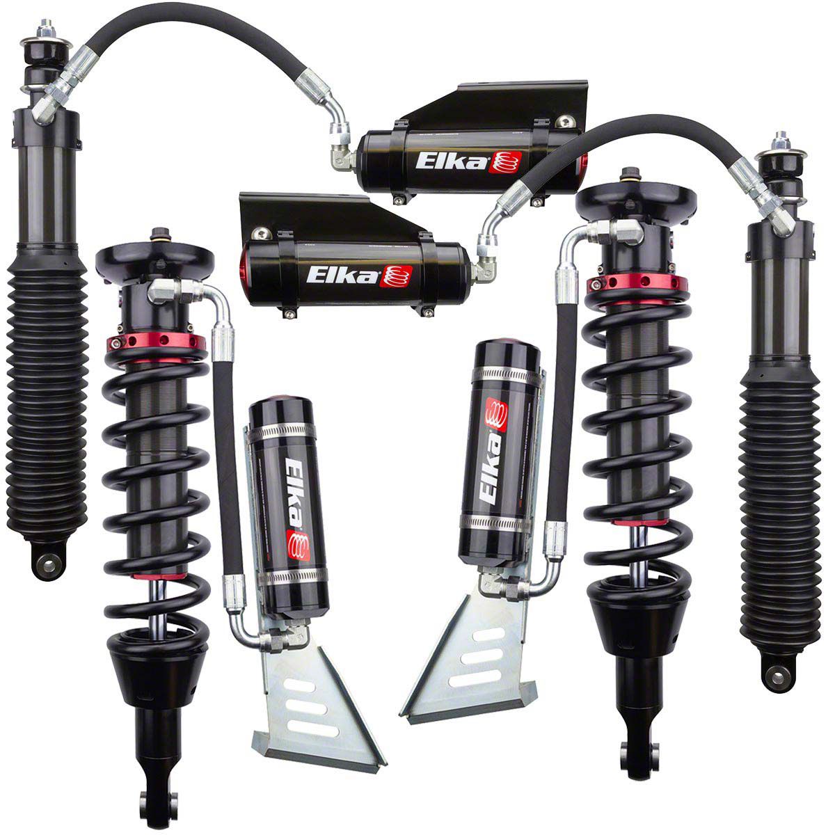 Elka Suspension Toyota 4-Runner 2.5 Reservoir Front Coil-Overs and Rear ...