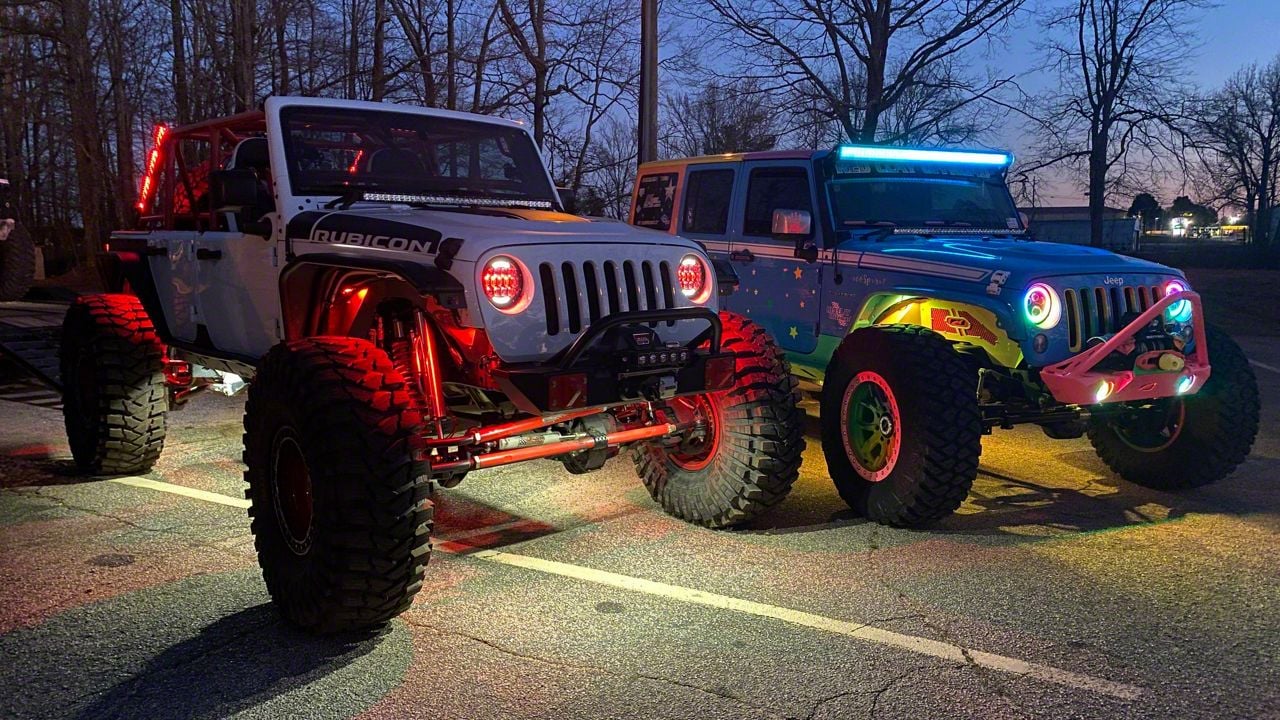 Empire Offroad LED Jeep Gladiator Highland Series Classis RGB+W Rock ...