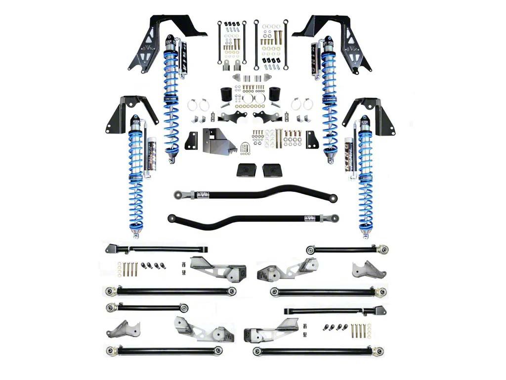 EVO Manufacturing Jeep Wrangler 3 to 5-Inch High Clearance PRO Long Arm ...