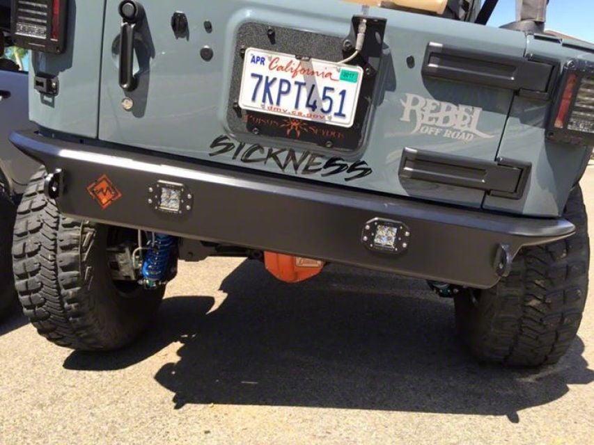 Excessive Industries Jeep Wrangler NBO Series Mid-Width Rear Bumper ...