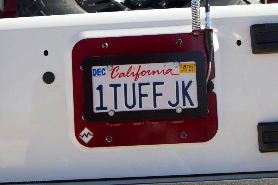 Excessive Industries Jeep Wrangler Tailgate Vent Plate with License ...