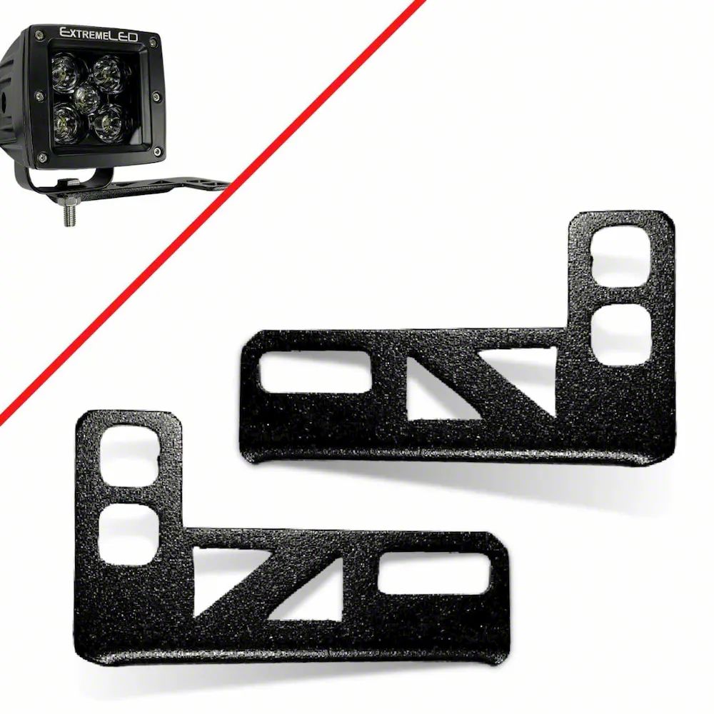 Extreme LED Toyota 4-Runner Roof Rack Pod Light Brackets EX-T4R-0320-BR ...