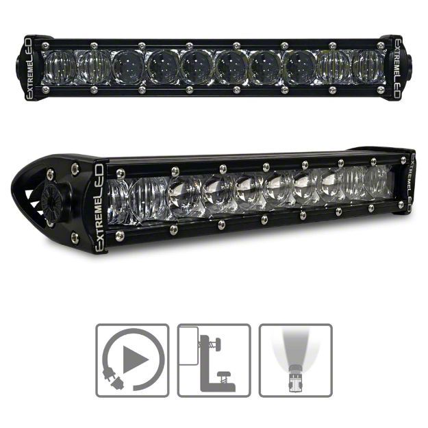 Extreme LED Bronco 10-Inch Extreme Series Single Row Straight LED Light ...