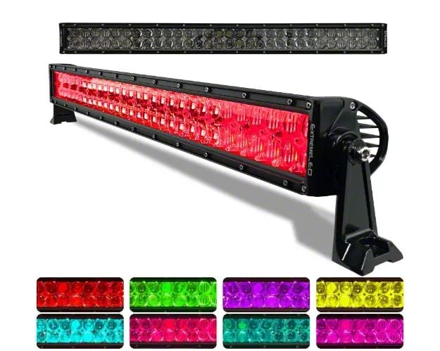 Extreme LED Tacoma 30-Inch Extreme Series Dual Row RGB LED Light Bar ...