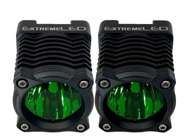 Extreme LED Tacoma Extreme Stackerz 2-Inch Modular Green LED Light; Spot Beam EX-ST-2DS-02-SPG ...