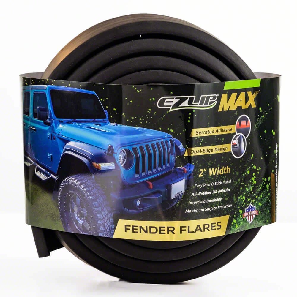 EZ Lip Jeep Wrangler Fender Flares MAX EZFM (Universal; Some Adaptation ...