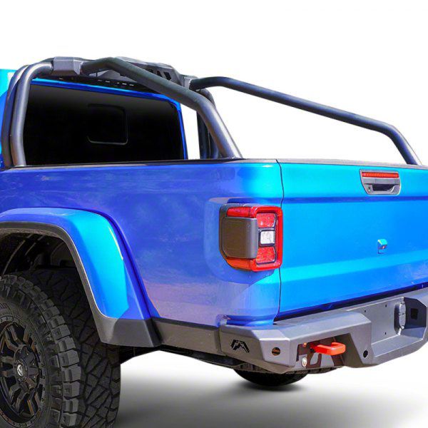 Fab Fours Jeep Gladiator Sport Bed Rack; Bare Steel JTSR20-B (20-26 ...