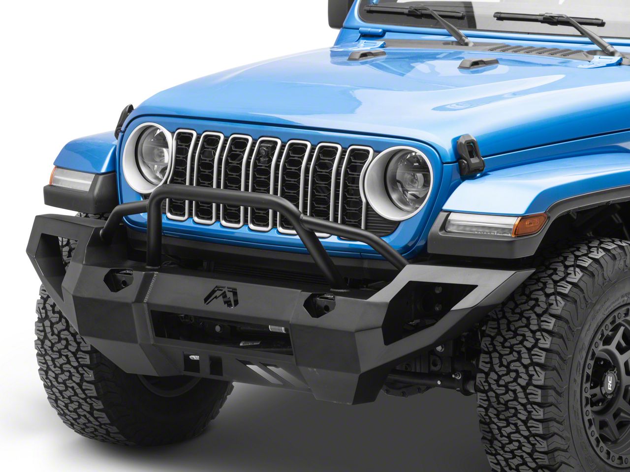 Fab Fours Jeep Gladiator Vengeance Front Bumper with Pre-Runner Guard ...