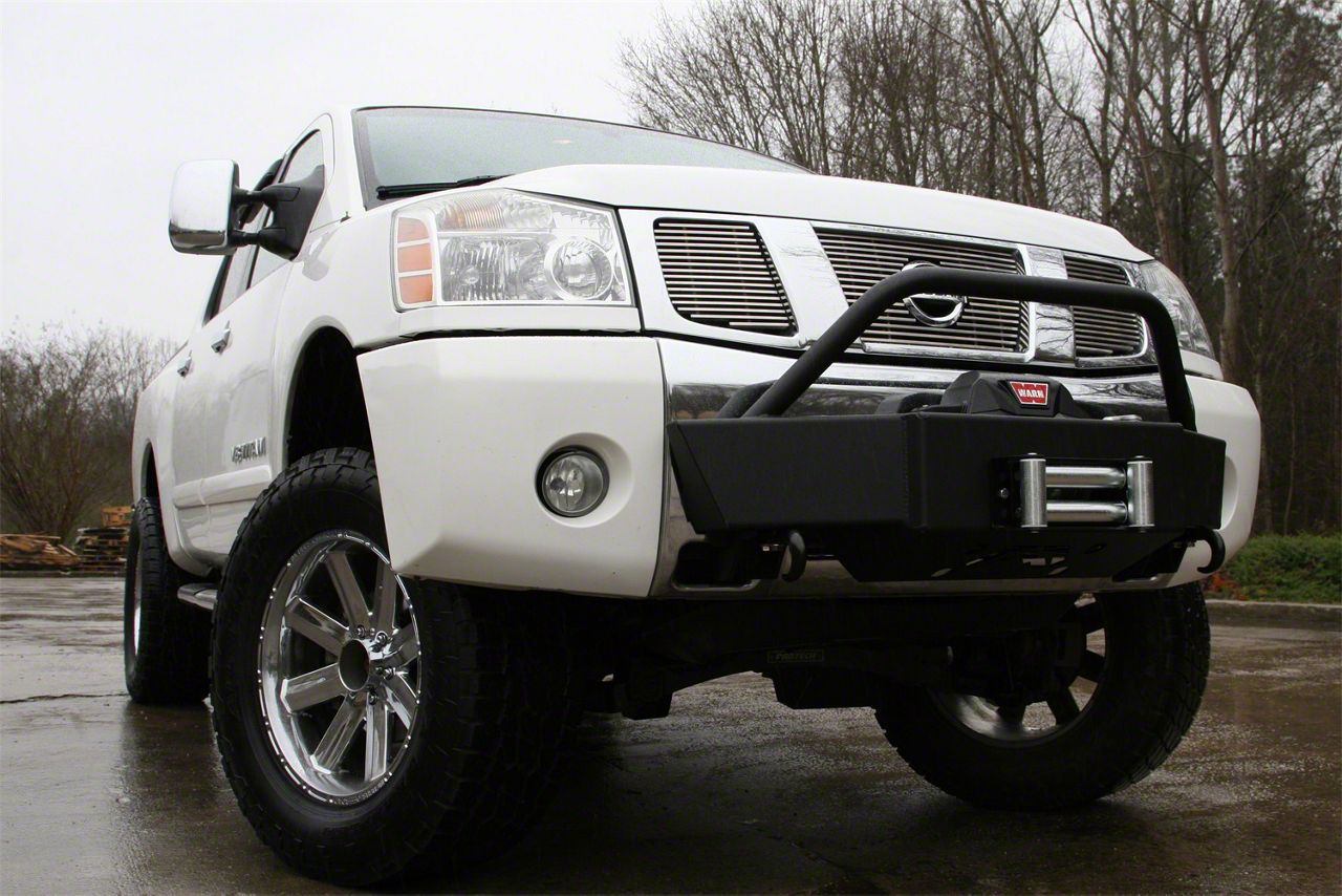 Fab Fours Titan Small Frame Winch Mount; Matte Black NT04-N1750-1 (04 ...