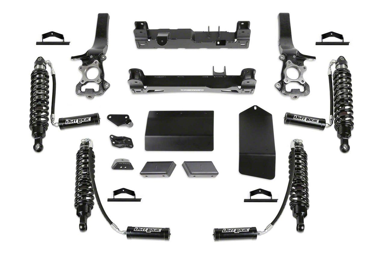 Fabtech Bronco 5-Inch Suspension Lift Kit with Dirt Logic 2.5 Reservoir ...