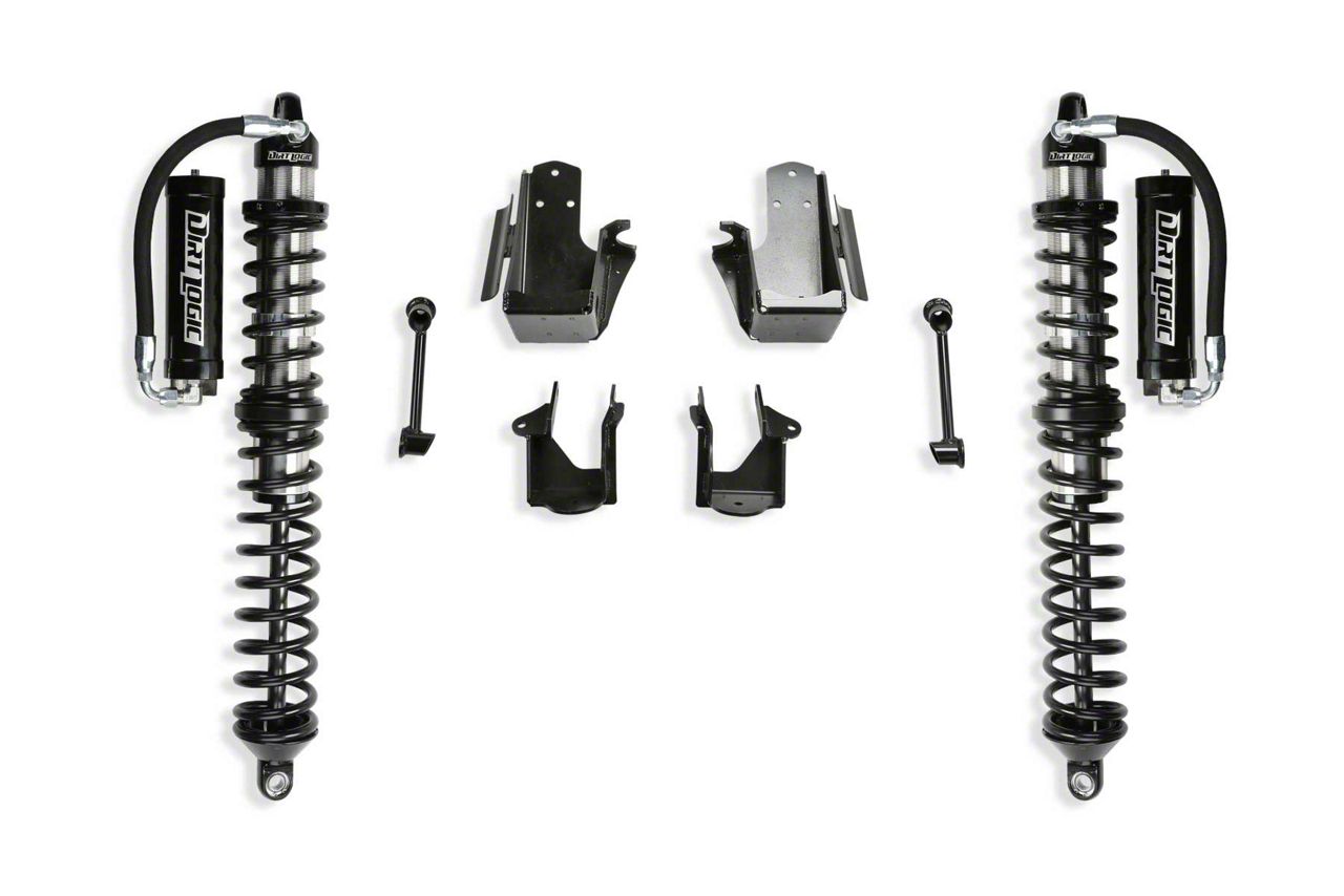Fabtech Jeep Gladiator 5-Inch Coil-Over Conversion Kit with Front Dirt ...