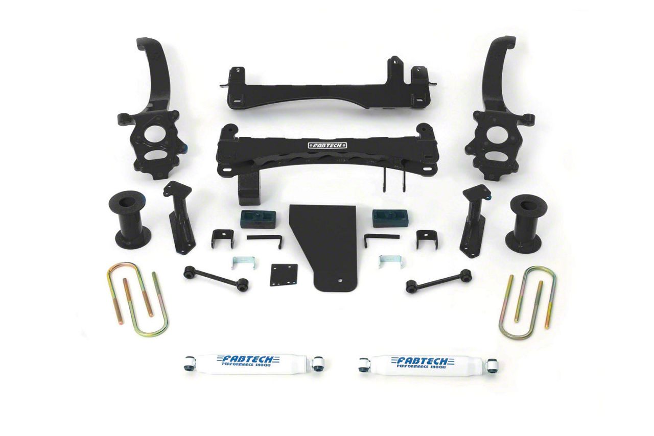 Fabtech Titan 6-Inch Basic Suspension Lift Kit with Performance Shocks ...