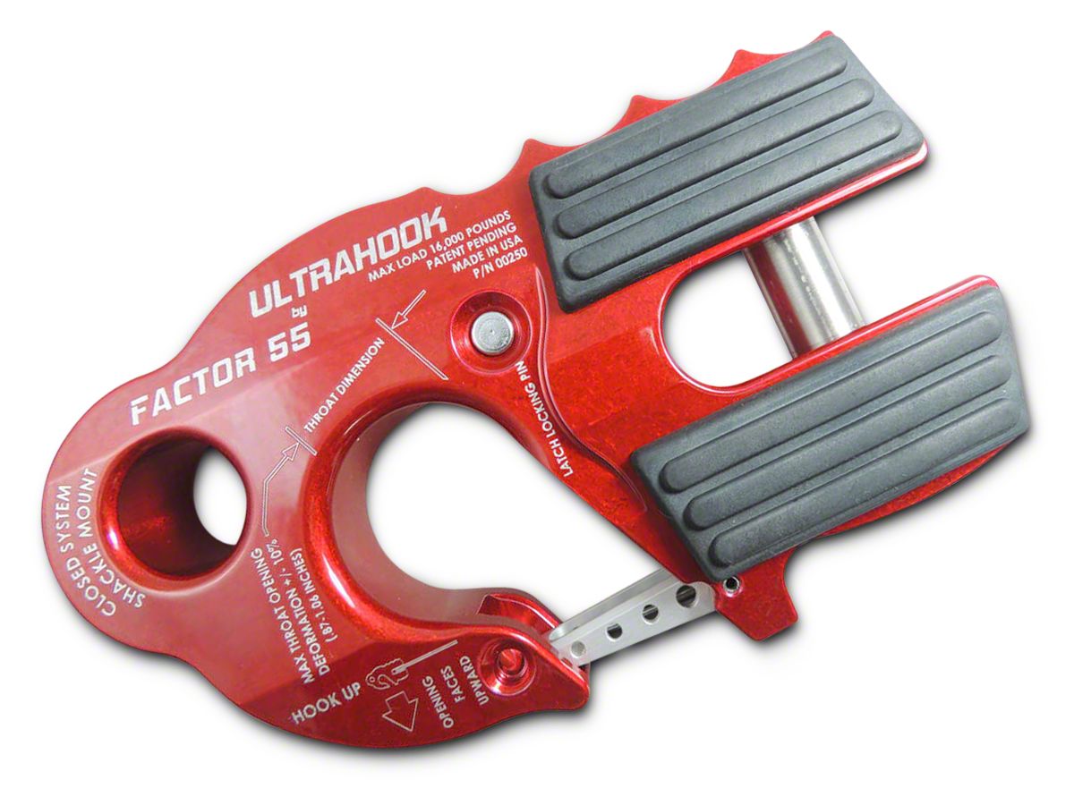 Factor 55 Toyota 4-Runner UltraHook; Red 00250-01 - Free Shipping