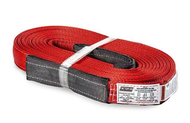 Factor 55 Tundra 30-Foot x 2-Inch Standard Duty Tow Strap; Red 00074 ...