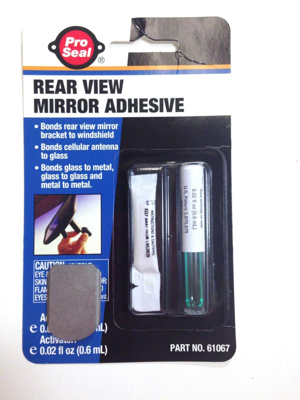 Jeep Wrangler Rear View Mirror Adhesive and Bracket (97-02 Jeep ...