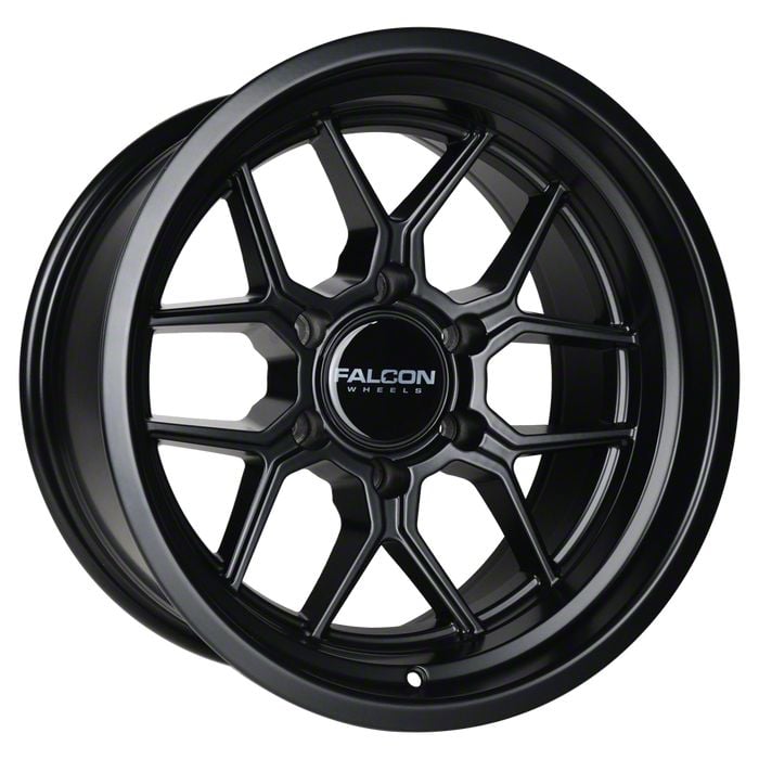 Falcon Wheels Toyota 4-Runner TX1 Apollo Series Full Matte Black 6-Lug ...